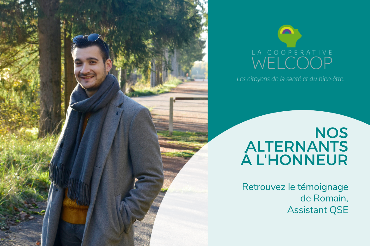 Nos alternants à l'honneur : Romain ! - La Coopérative Welcoop recrute